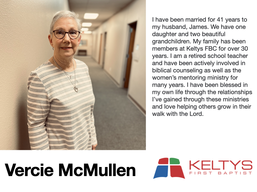 Women’s Ministry Mentoring - Keltys First Baptist Church